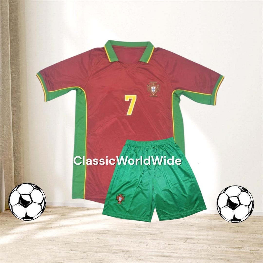 Figo Kids Kit Portugal Football, Portugal Soccer Kit Kids - Etsy
