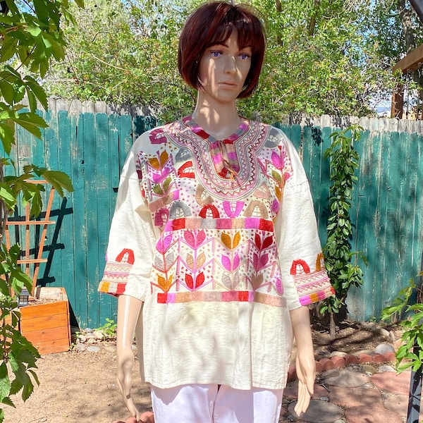 Oaxaca Mexican Embroidered Clothing - Etsy