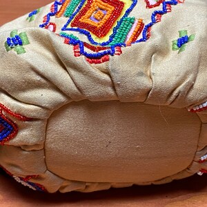 Vintage 70's - Beaded Draw String Pouch Handbag/ Crossbody/ Shoulder ...