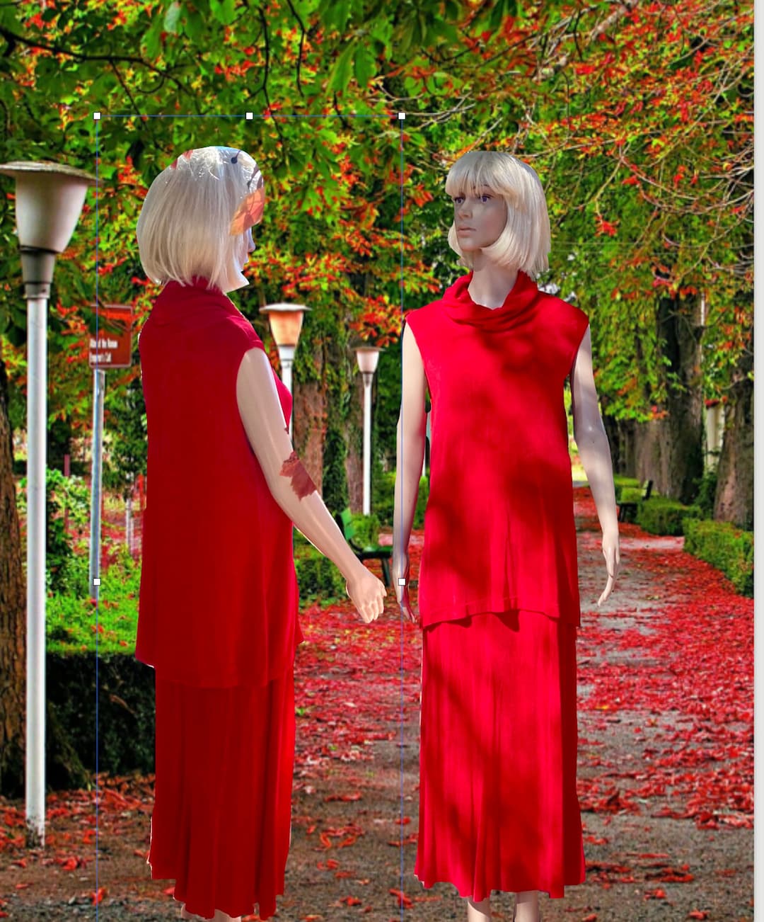 Vintage 80's- VIKKI VI- Bright Red Stretchy Skirt and Sleeveless Top ...