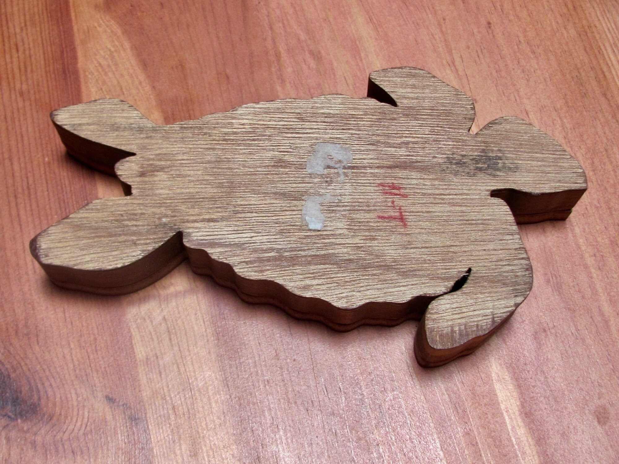 Turtle Lacquered Wooden Box, to Store Jewelry, Letters, Knic Knacks ...
