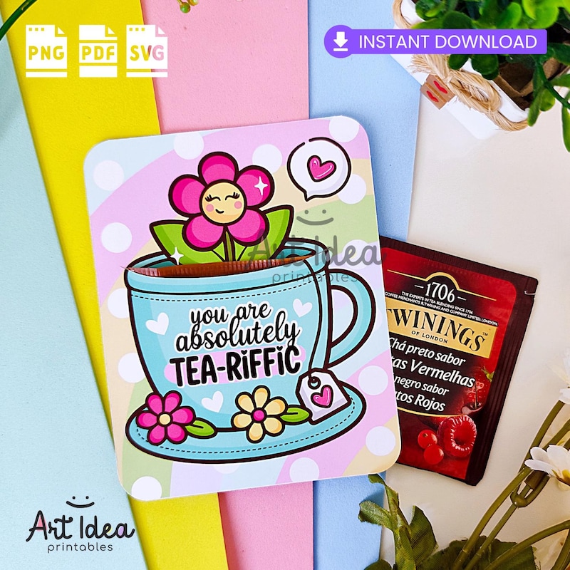 Teacup Card Printables - Etsy