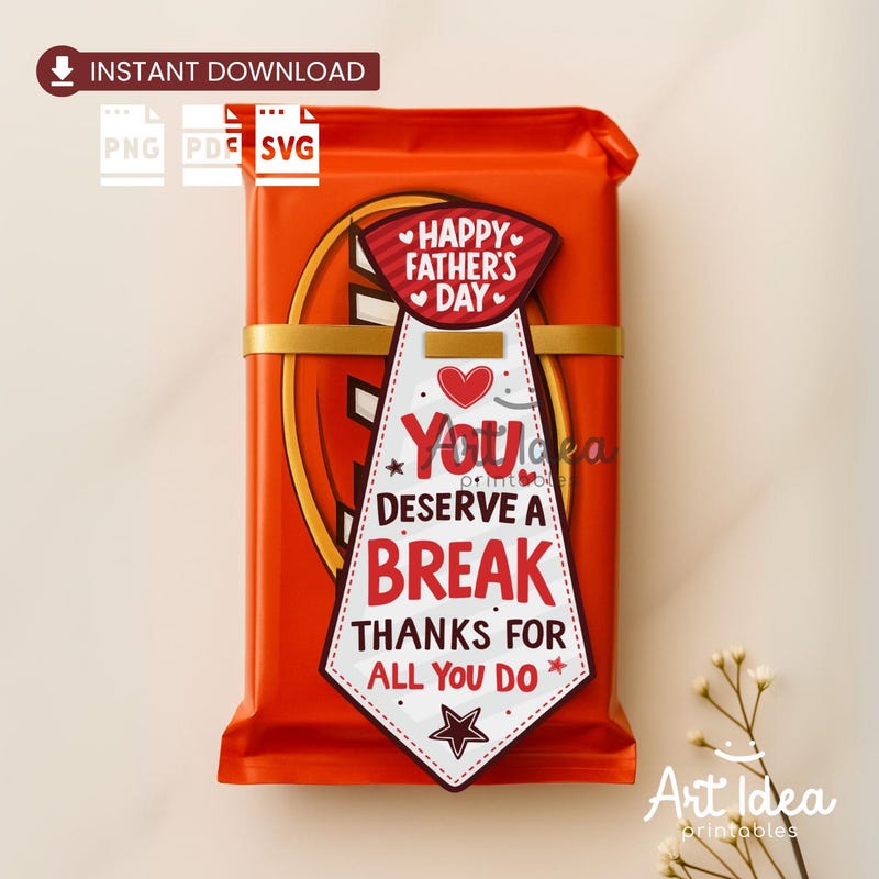 Printable Father Day Tie - Etsy UK