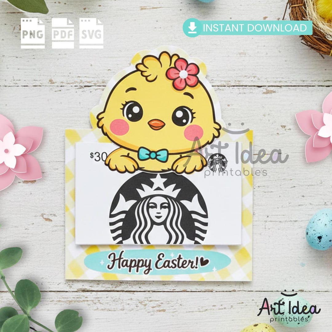 Gift Card Holder Easter #04 | Cute Easter Printable Gift Card Holder ...