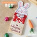 Easter Bunny Chocolate Holder, Printable Candy Gift Tag (instant ...