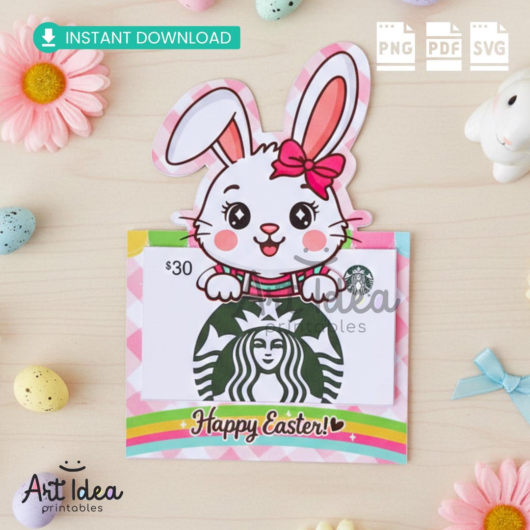 Gift Card Holder Easter #02 | Cute Easter Printable Gift Card Holder ...