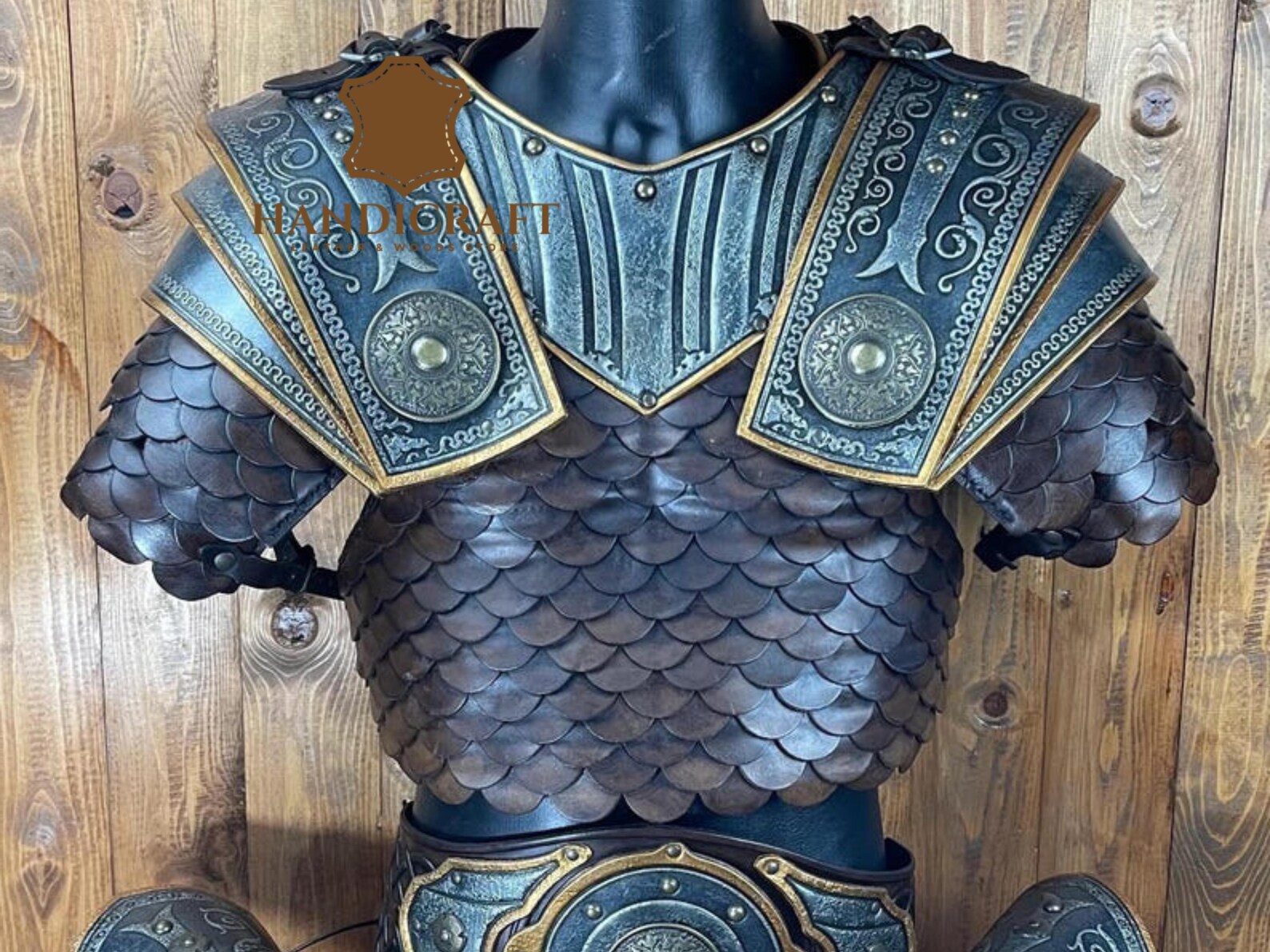 Handcrafted Horseman Scale Armor Set – Custom Leather Warrior Armor for ...