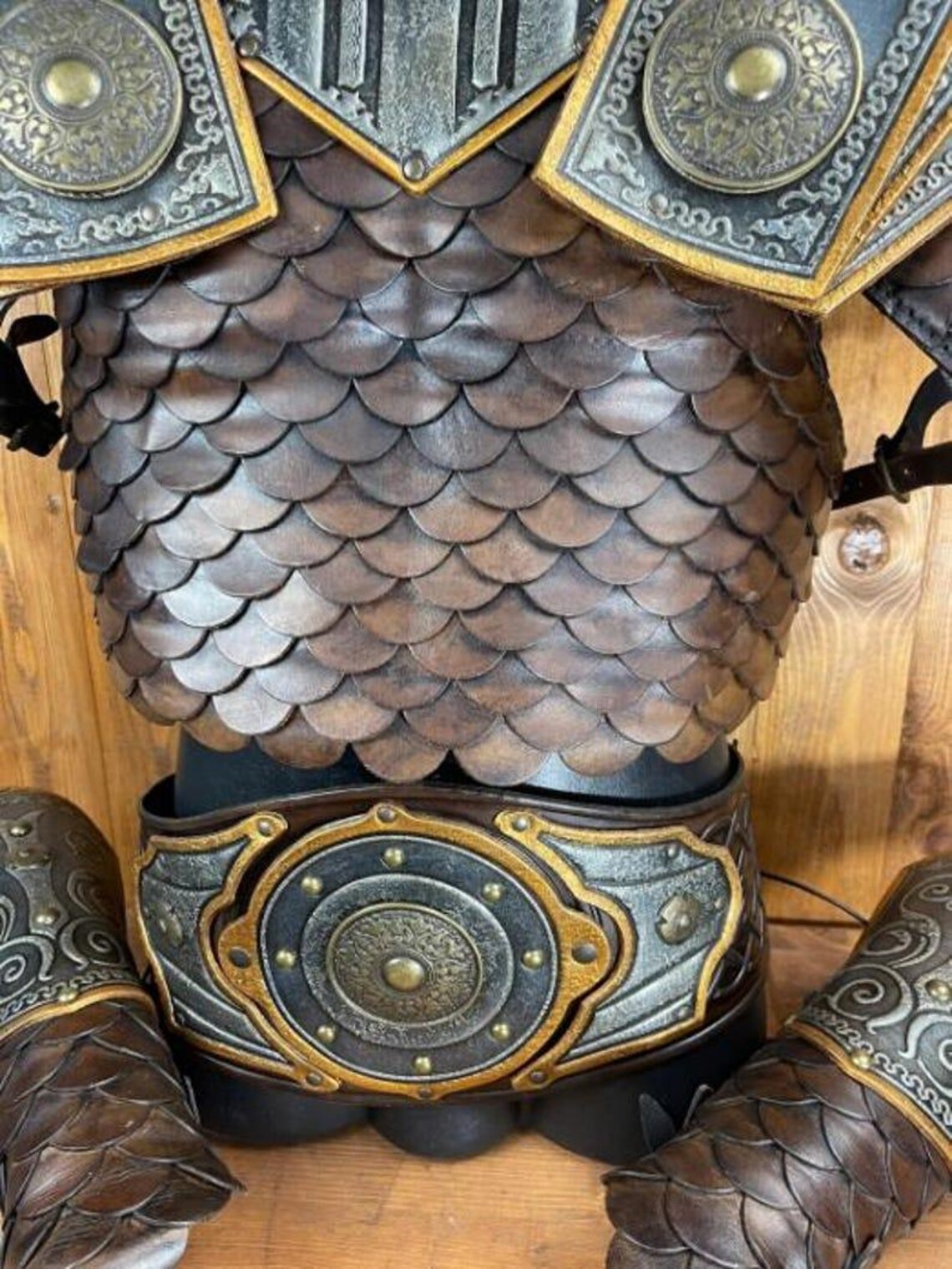 Handcrafted Horseman Scale Armor Set – Custom Leather Warrior Armor for ...