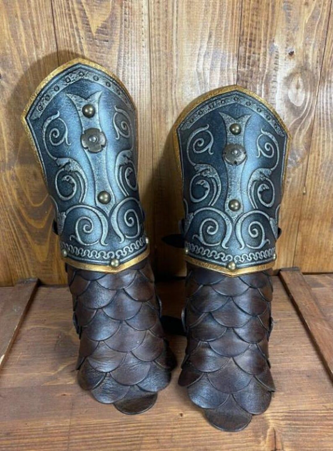 Handcrafted Horseman Scale Armor Set – Custom Leather Warrior Armor for ...