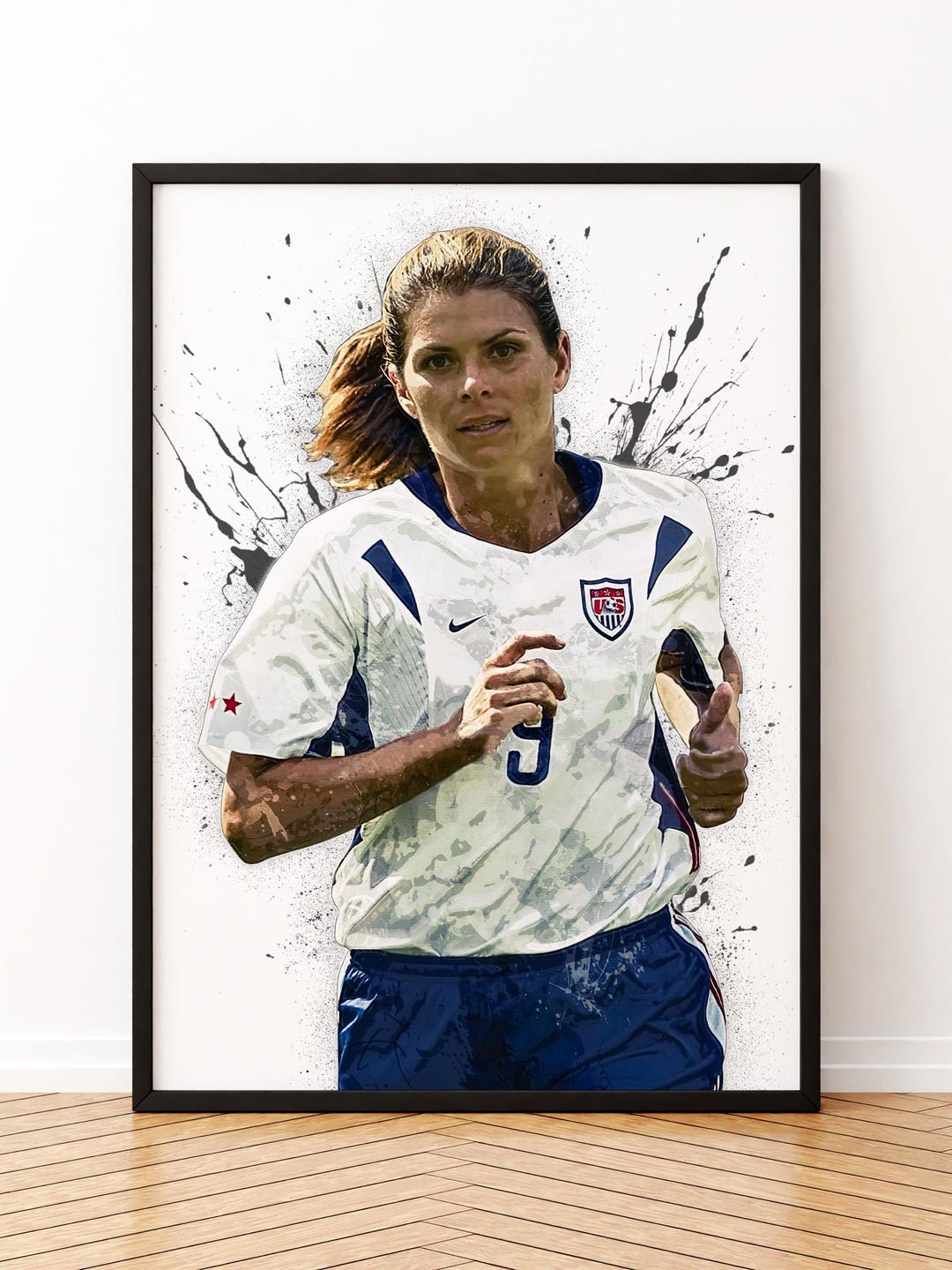 Mia Hamm Soccer Player, Motivation Sport, Canvas Print, Poster Pint ...