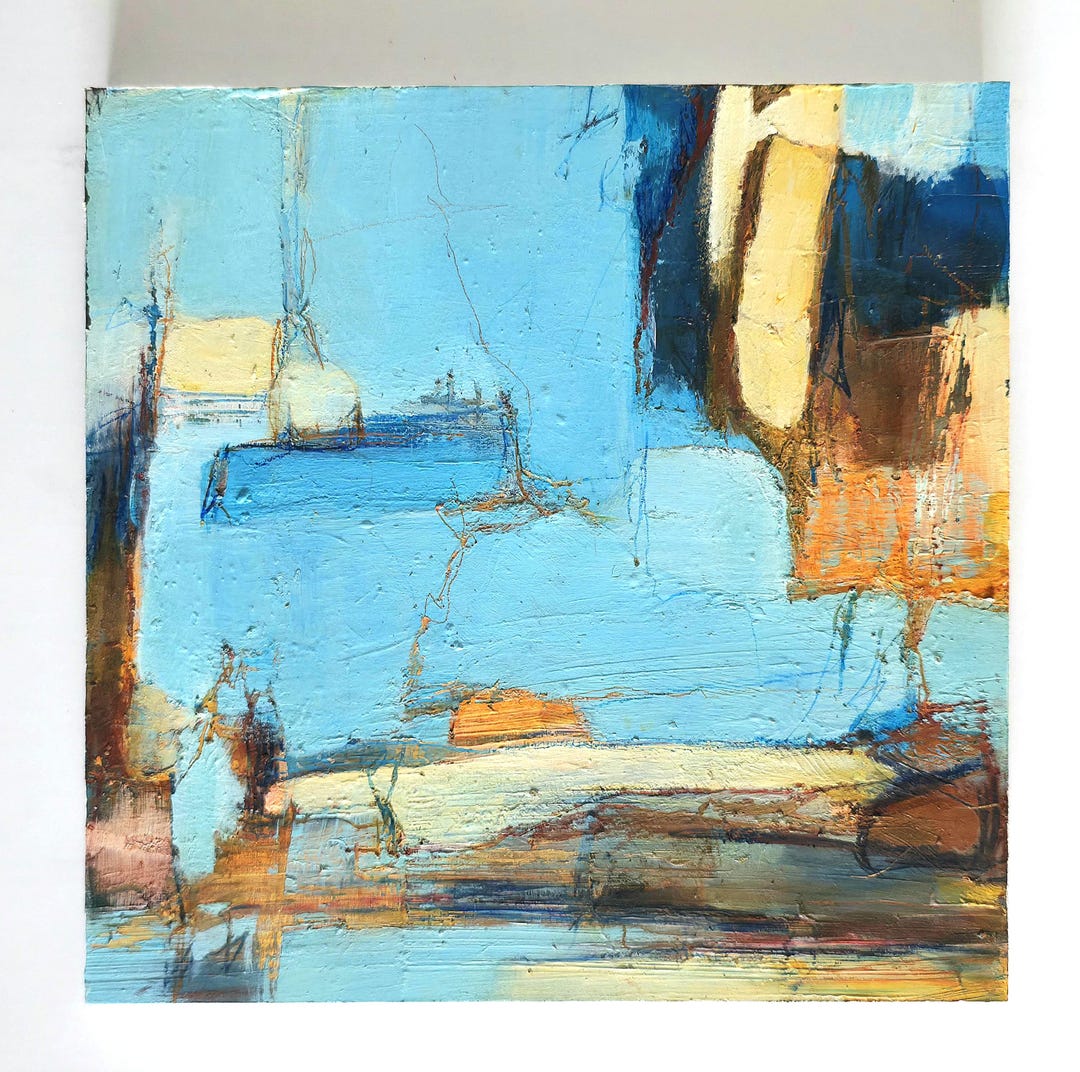 A Starting Path- Abstract Painting, Inspired by Nature, - Etsy