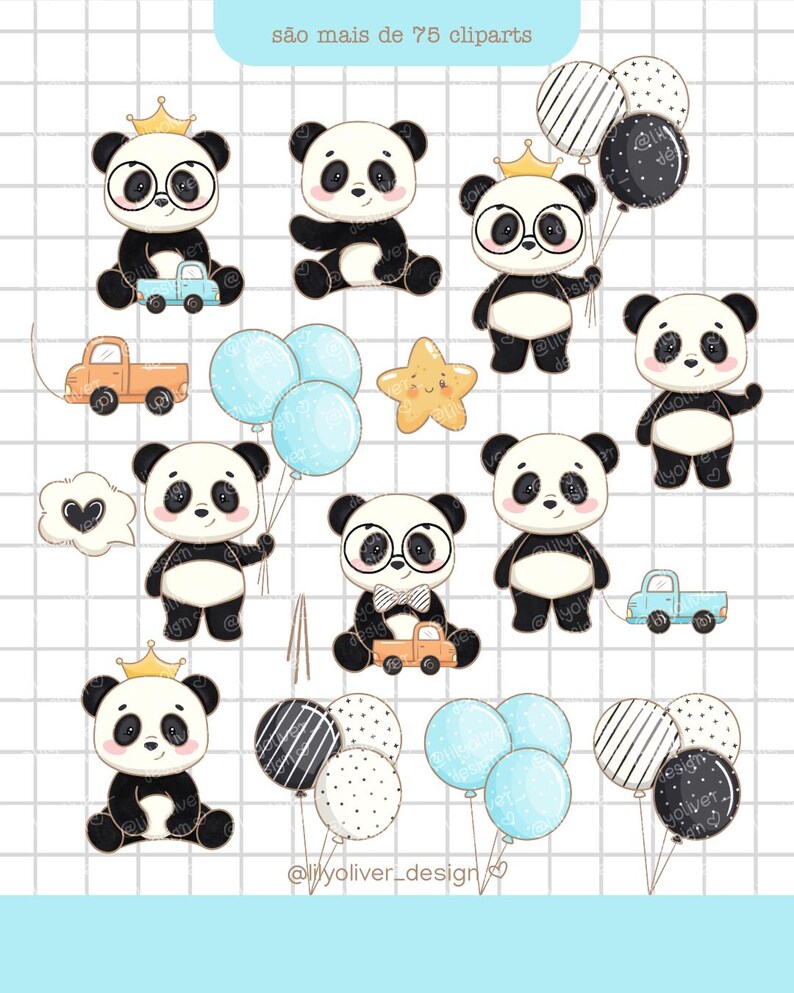 Clipart Panda, Boy Png, Panda Boys Png, Balloons Png, Cute Pandas Png ...