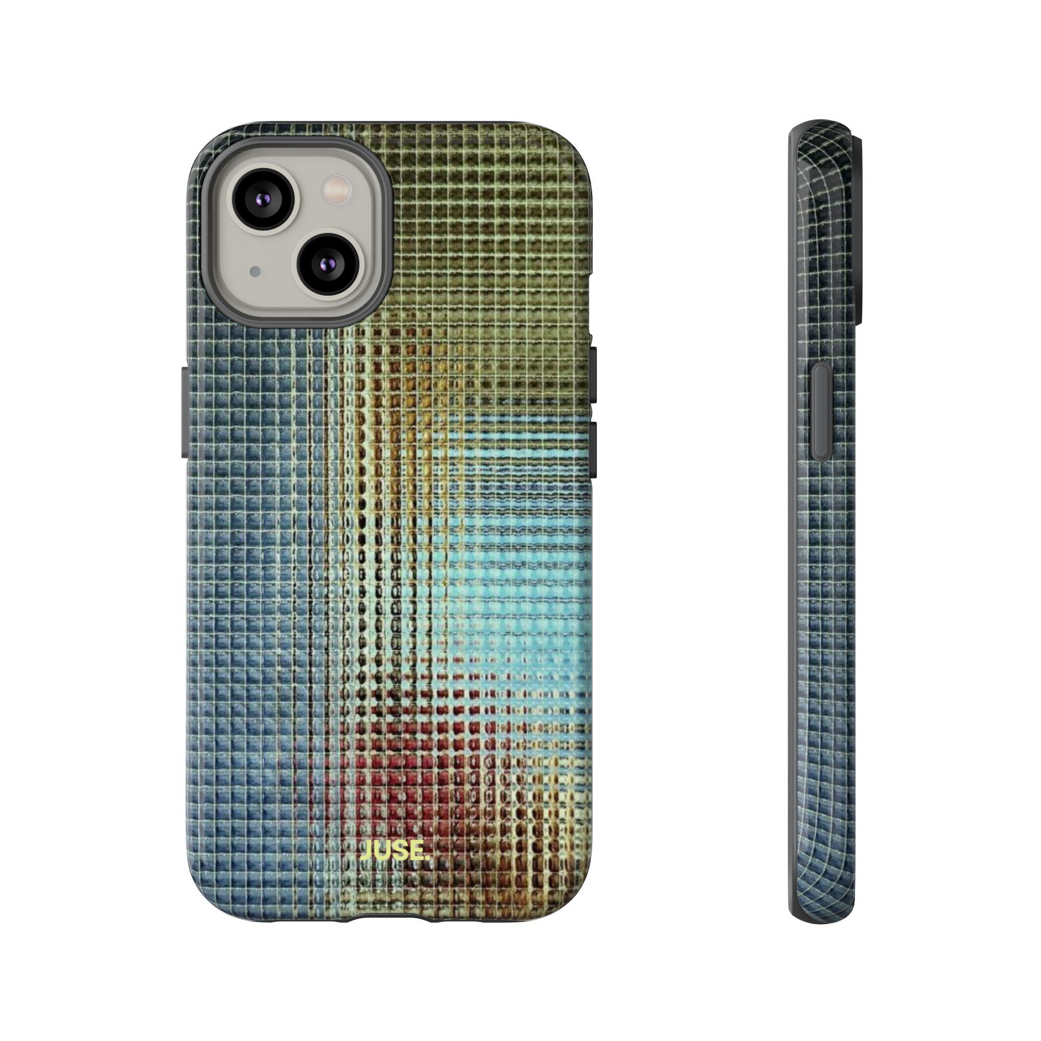 Modern Abstract Tough Phone Case | iPhone 17/16/15/14/13/12/11 Mini Pro ...
