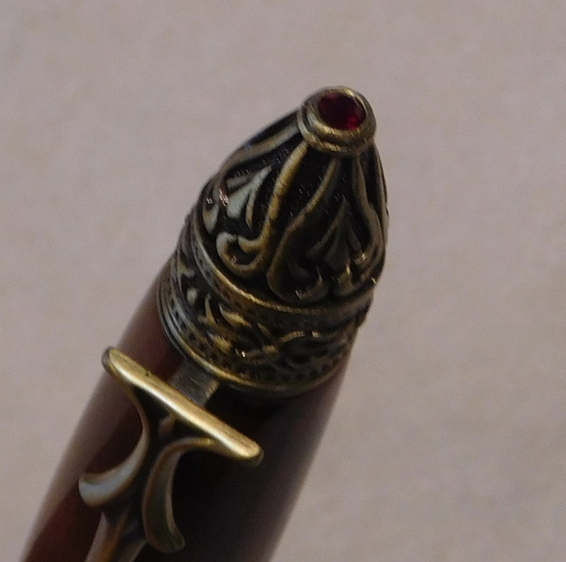 Handcrafted Phoenix Rising Twist Pen in Antique Brass & - Etsy