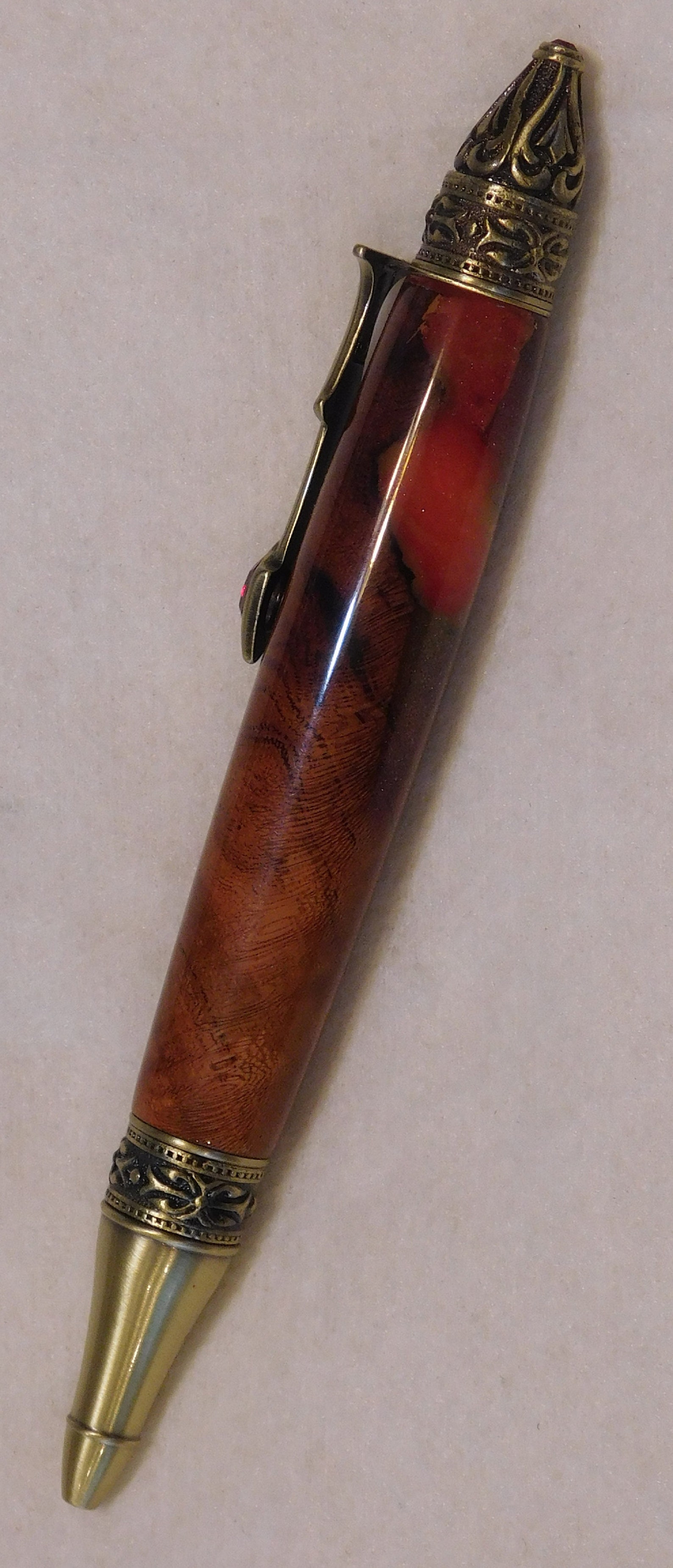 Handcrafted Phoenix Rising Twist Pen in Antique Brass & - Etsy