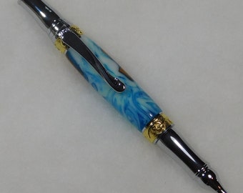 Custom Handmade Pen Polyester Resin Pearlescent Cross - Etsy