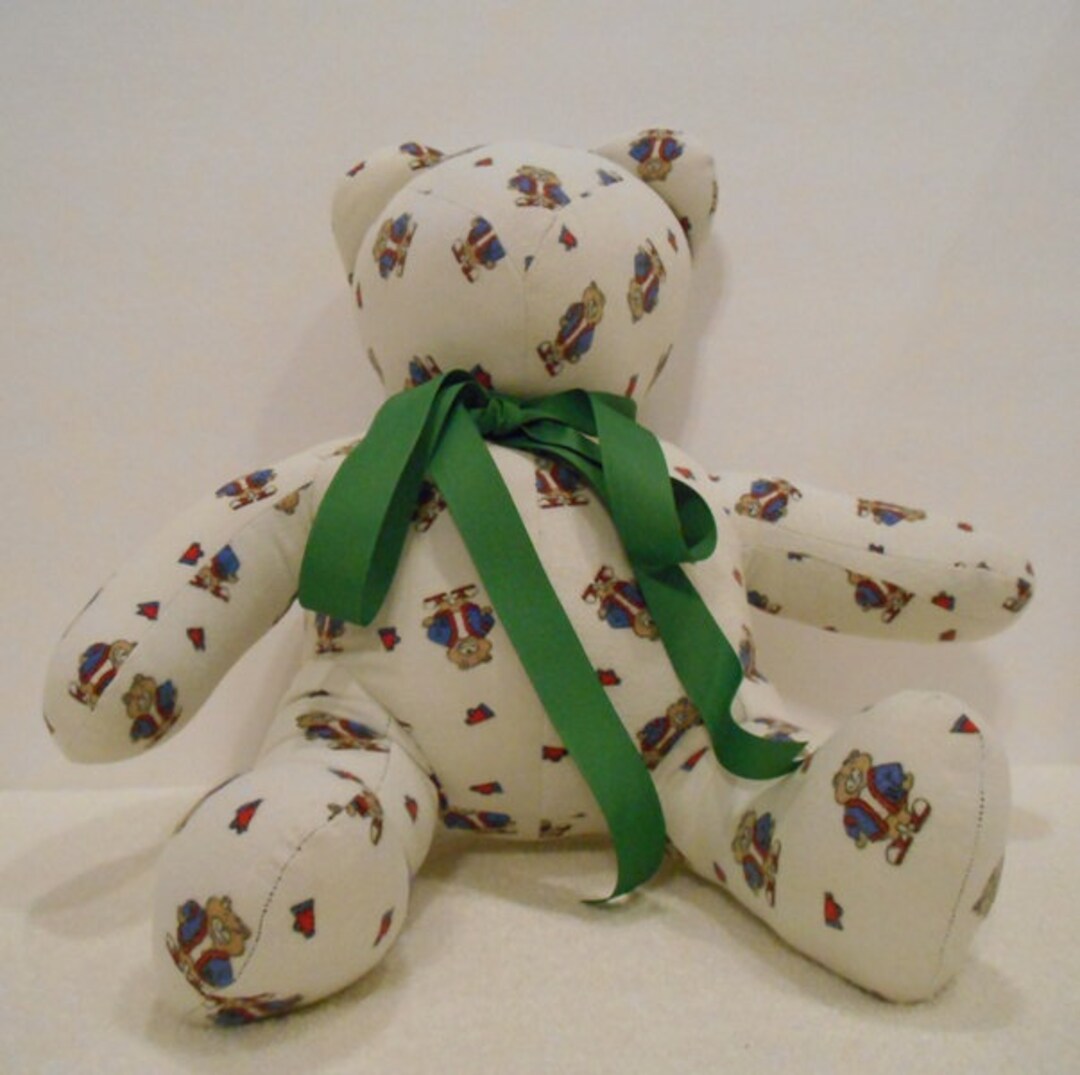 Cream Colored Teddy Bear With Small Teddy Bears, Nursery Items, Unique ...