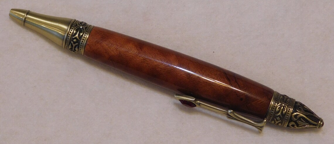 Handcrafted Phoenix Rising Twist Pen in Antique Brass & - Etsy