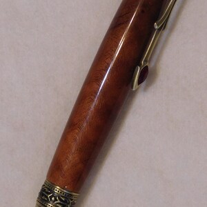 Handcrafted Phoenix Rising Twist Pen in Antique Brass & Shopmade Hybrid ...