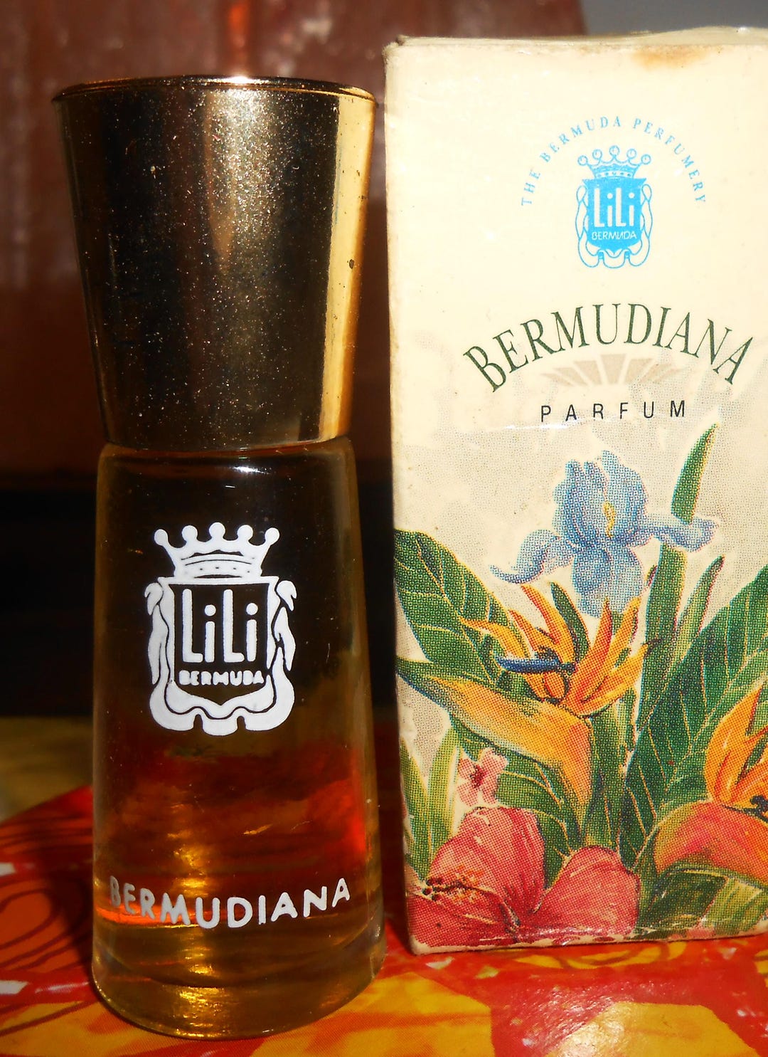 RARE Lili Bermuda Bermudiana .12oz Dram Micro Miniature Perfume Parfum ...