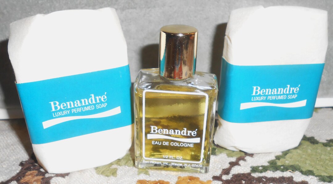 RARE BENANDRE Cologne Miniature & Bath Soap 3pc Set Ben Rickert - Etsy