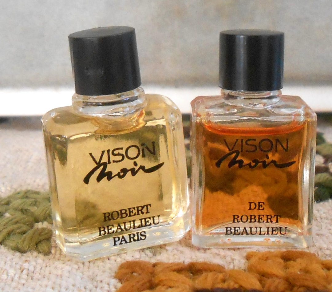 Vintage Vison Noir Robert Beaulieu Paris True Perfume Micro Miniature ...