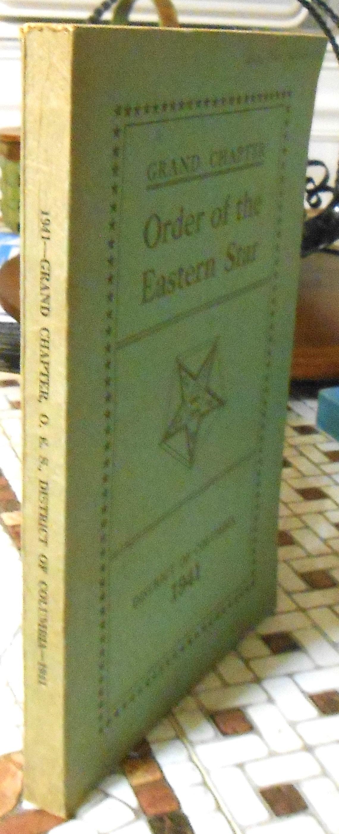 Order of the Eastern Star Grand Chapter District of Columbia 1941 Rare ...