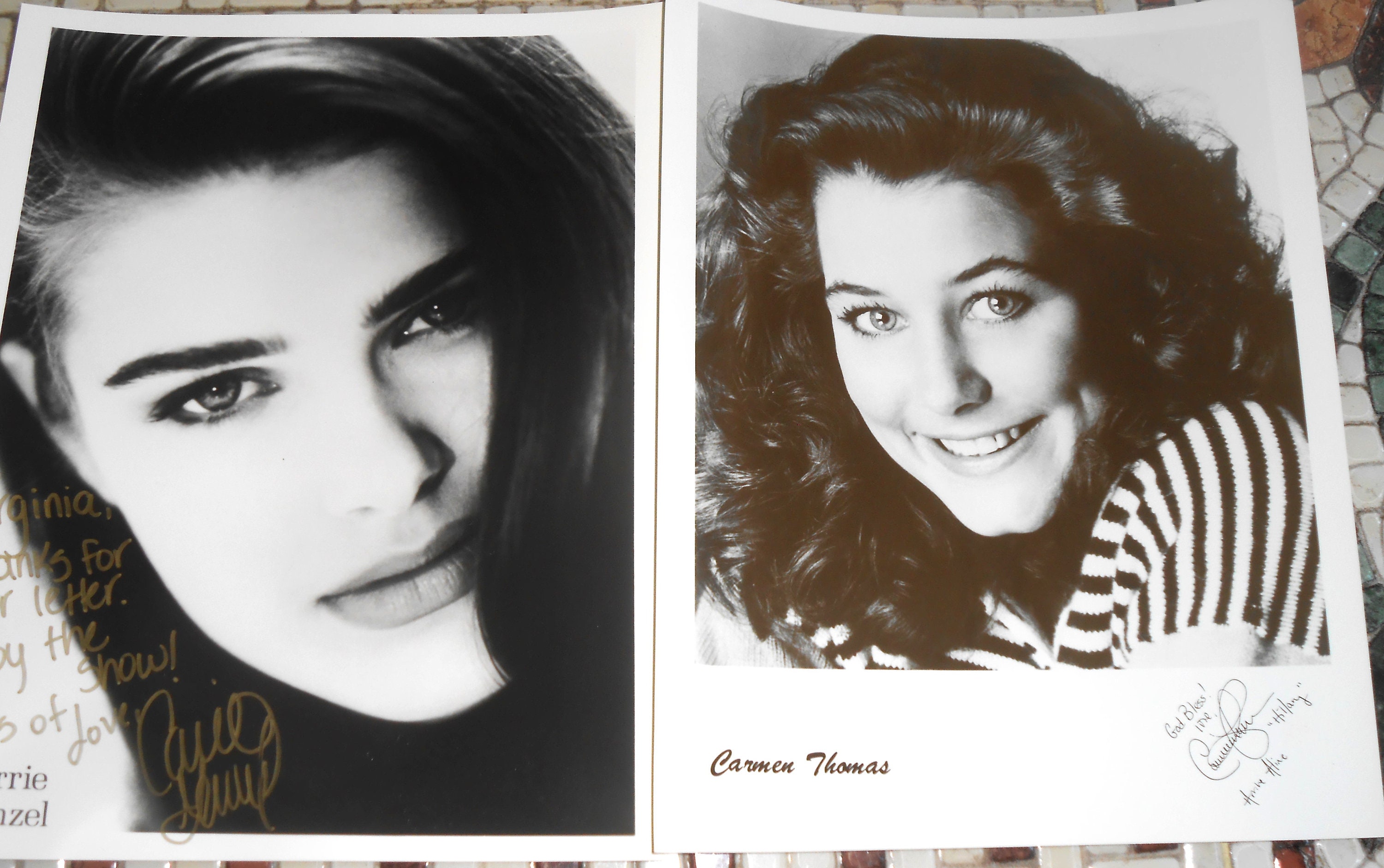 1980's-90's Soap Opera Actress Photos Letters Memorabilia Autograph Fan ...