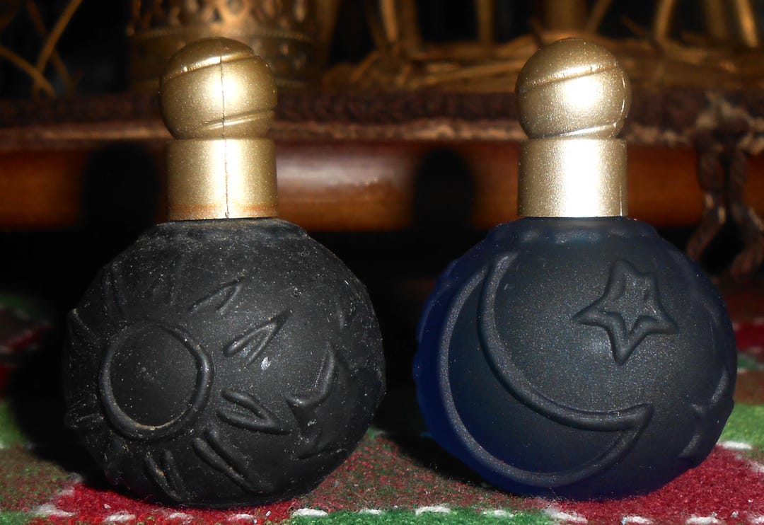 RARE Sun Moon Stars 1/8oz Miniature Parfum Pair Original Formula True ...