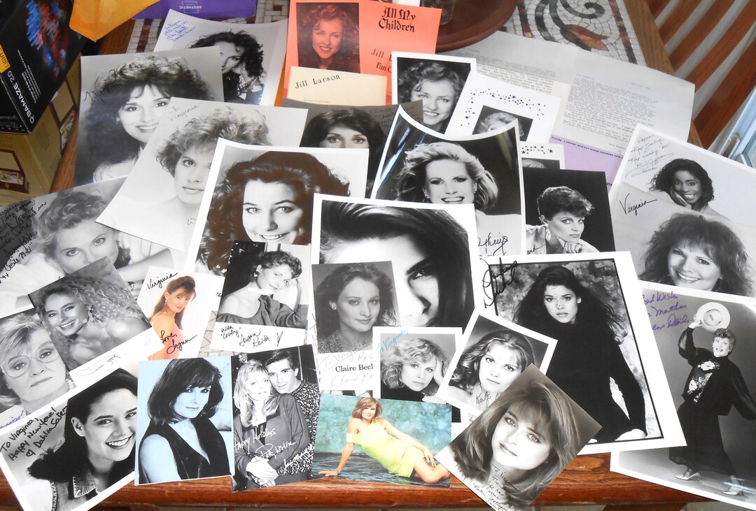 1980's-90's Soap Opera Actress Photos Letters Memorabilia Autograph Fan ...