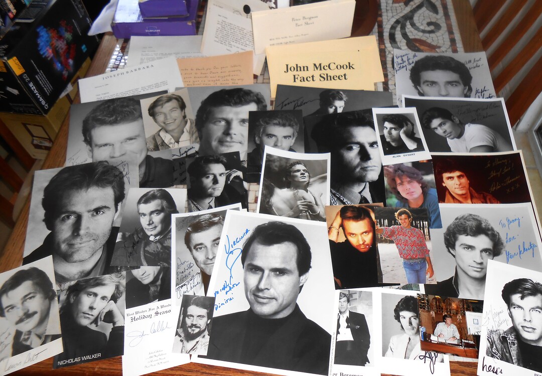 1980's-90's Soap Opera Actor Photos Letters Memorabilia Autograph Fan ...