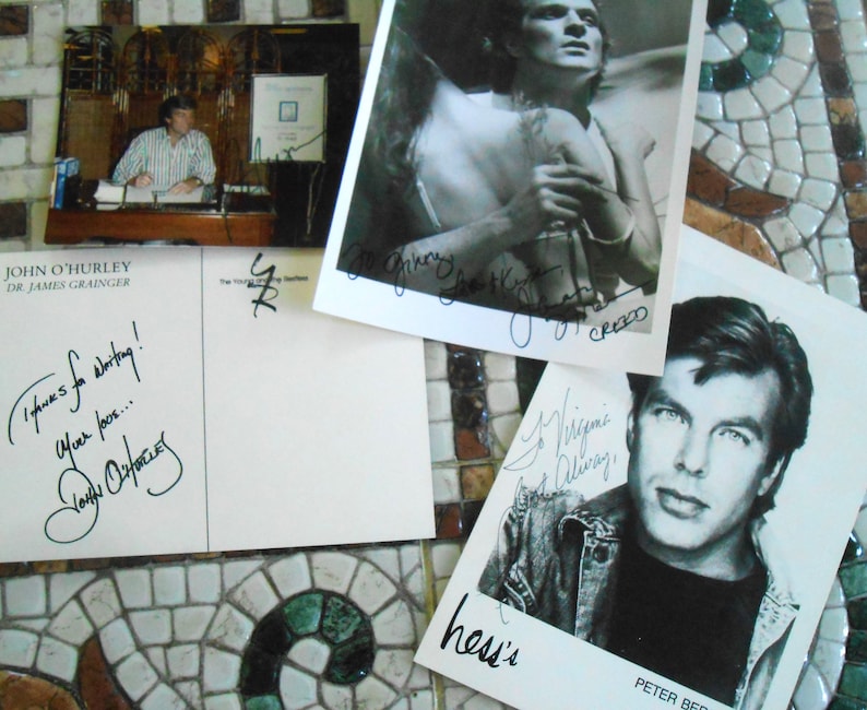 1980's-90's Soap Opera Actor Photos Letters Memorabilia Autograph Fan ...