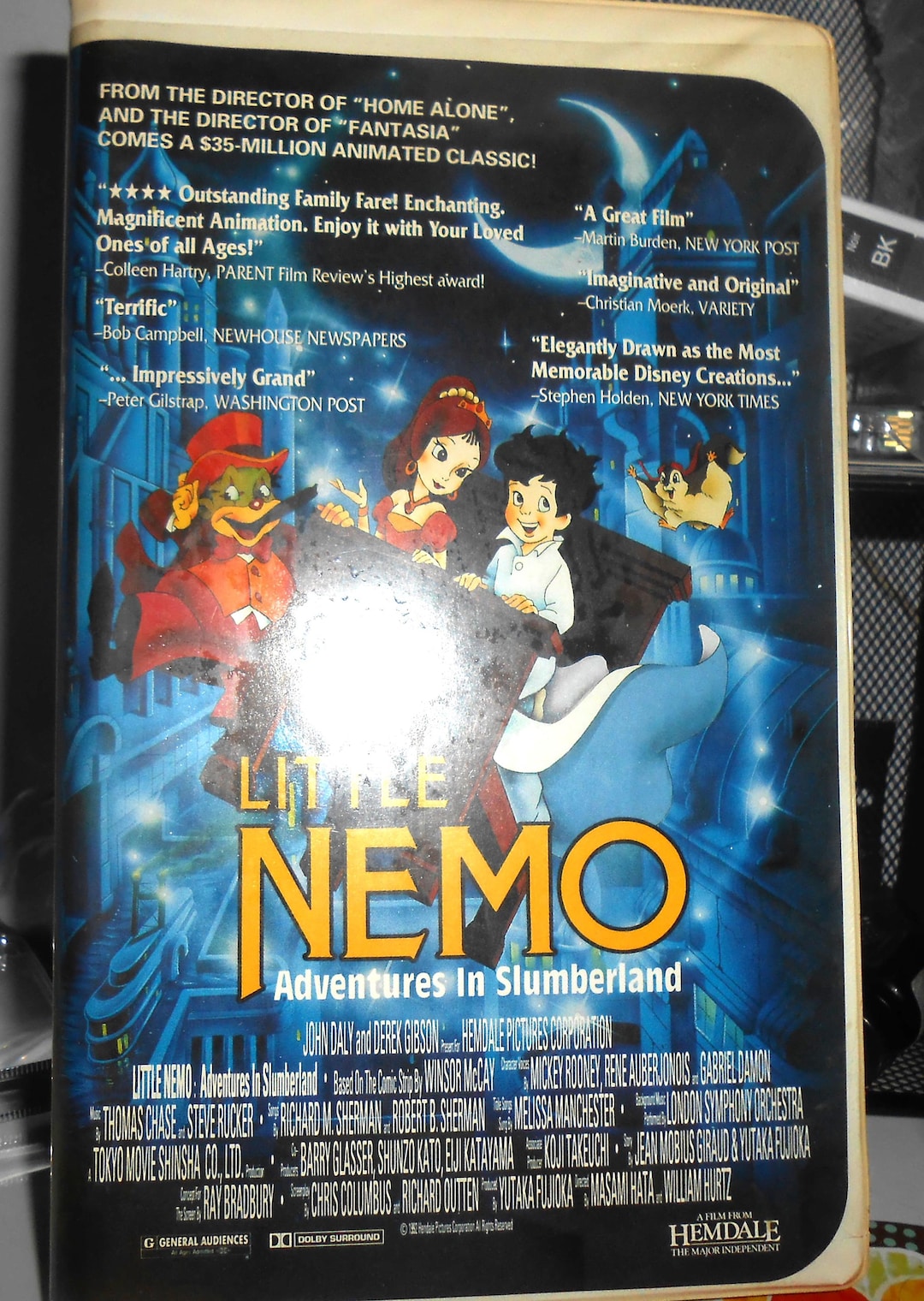 Rare Little Nemo Adventures in Slumberland (astral, 1993) Cartoon VHS ...