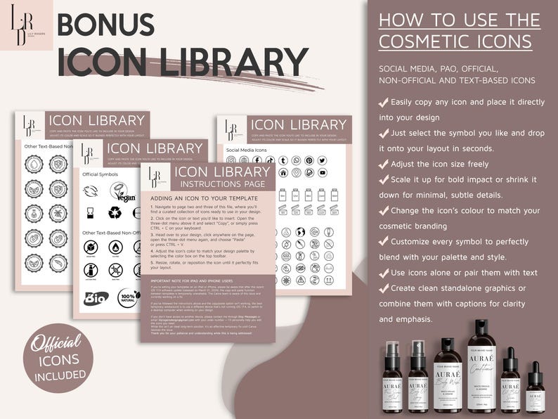 Lip Balm Label Templates for Canva, DIY Printable Chapstick Label ...