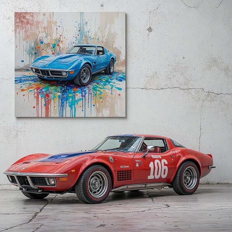 Stunning Custom Digital Car Painting – Personalized High-quality ...