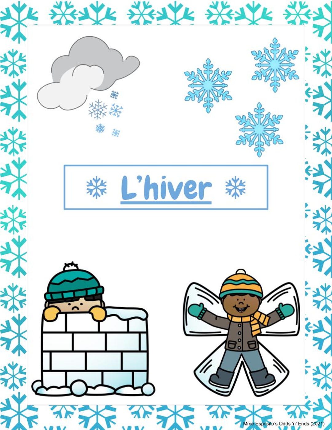 L'hiver Mini-unit - Etsy