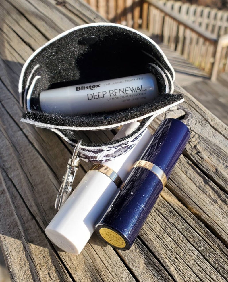 Pink and White Stripe Vinyl Mini Purse / Key Fob - Etsy