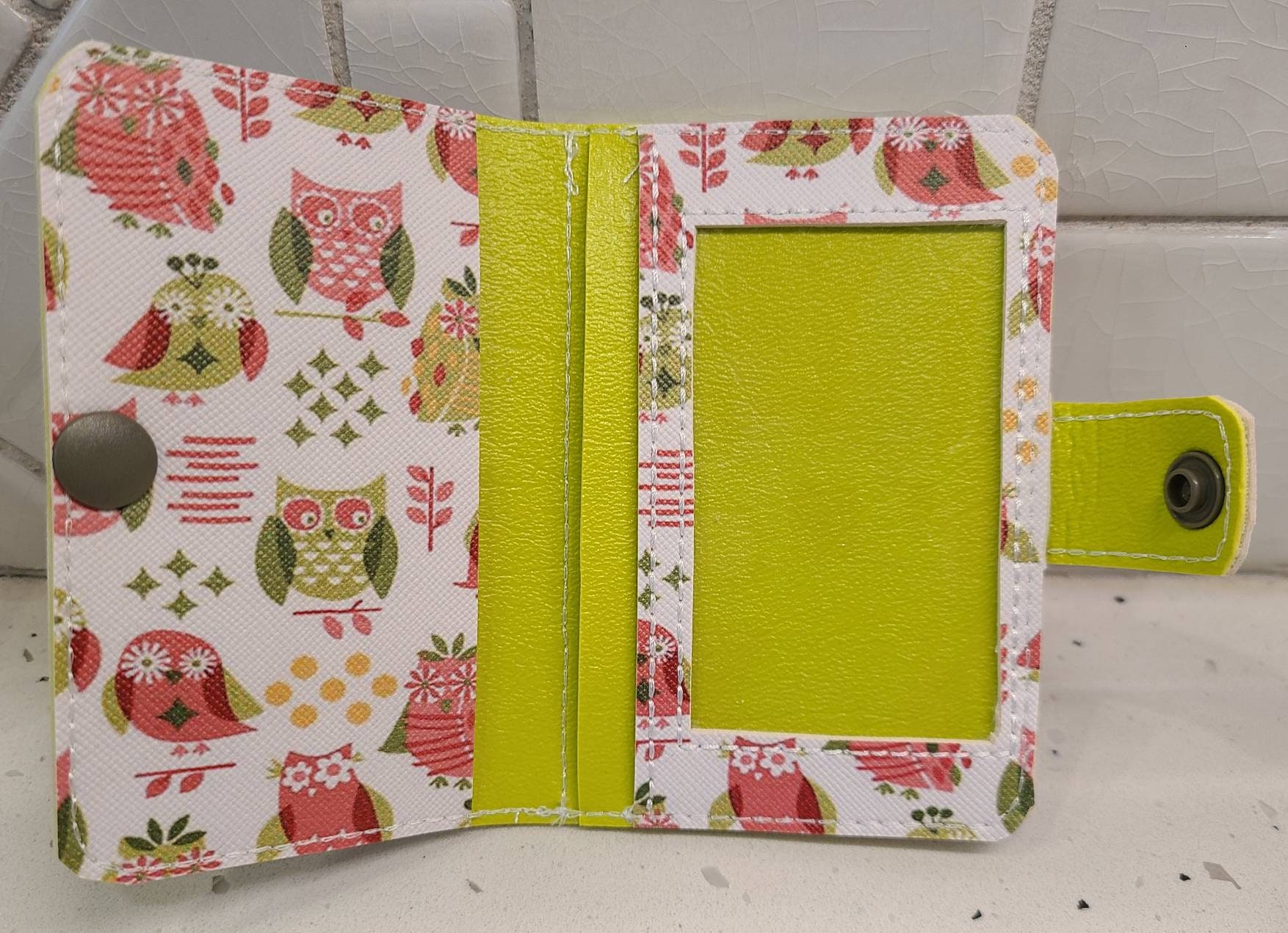 Vinyl Bifold Snap Wallet - Etsy