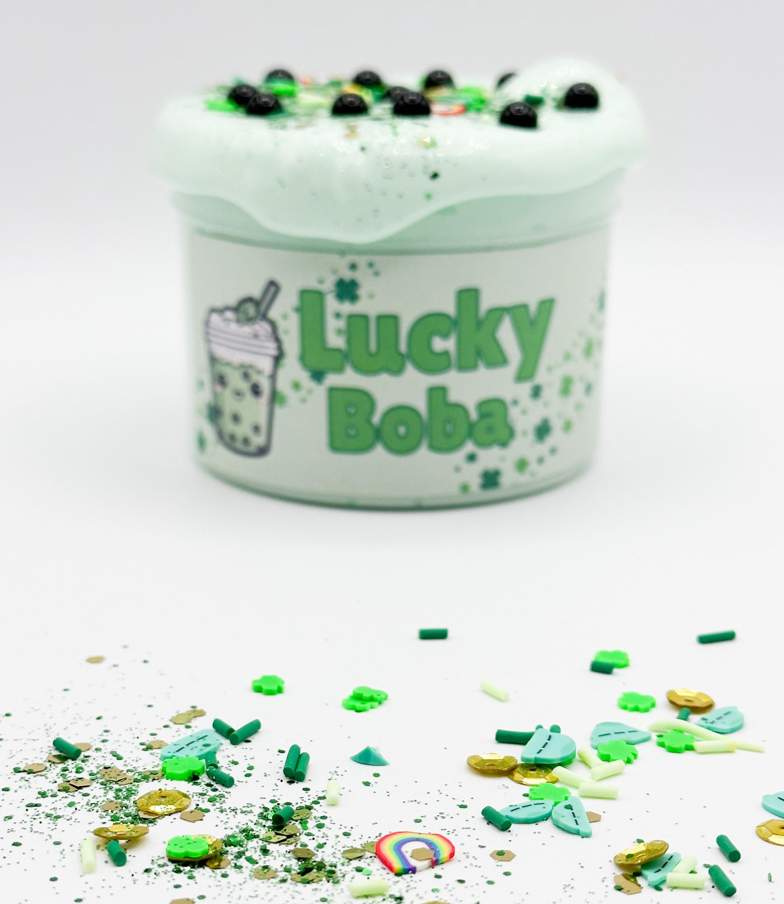 Boba Tea Slime, Thick & Glossy Slime, Scented Stress Relief Toy, Kids ...