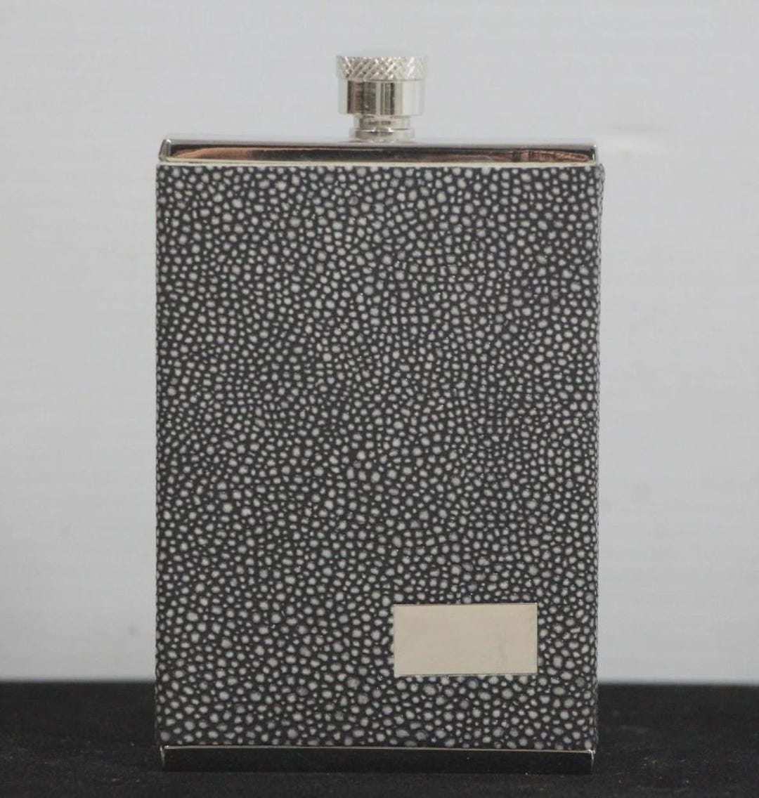 Gray Lizard Skin Design - Stainless Steel - Flask - 3 Oz. - Etsy