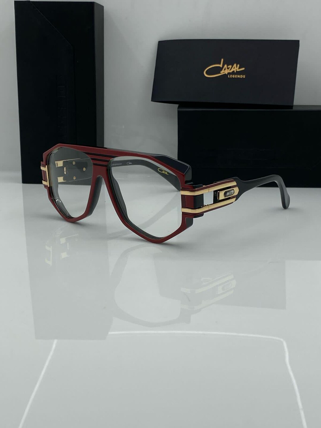 Cazal Sunglasses Legends 163 Black Red Glasses Gothic - Etsy