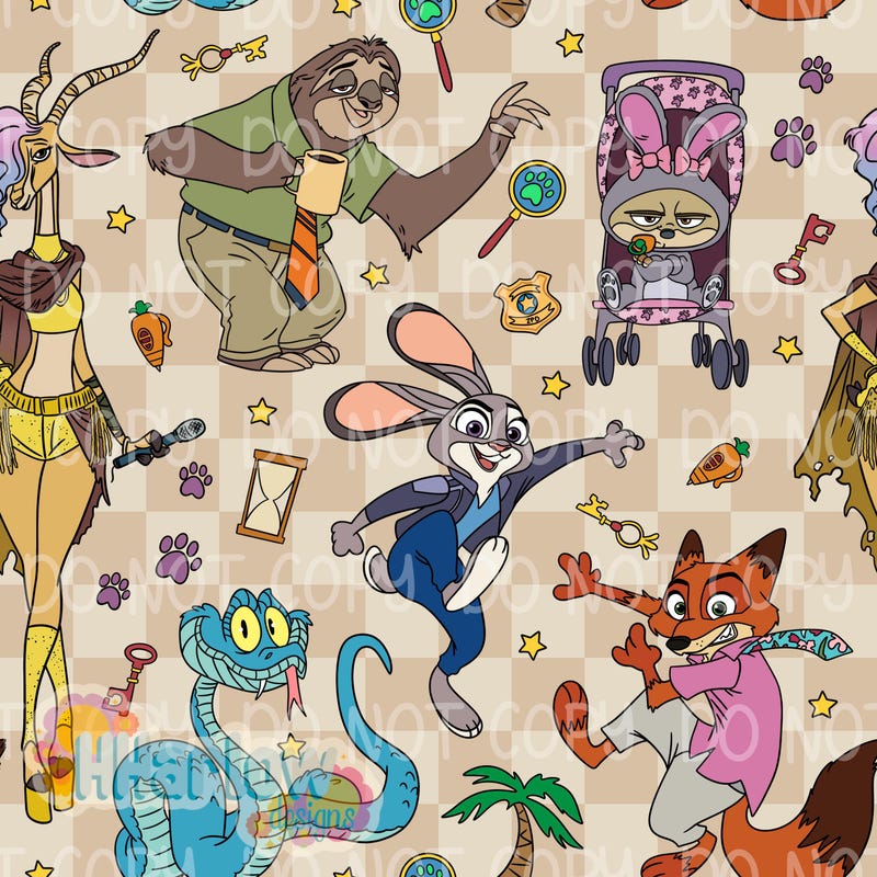 Zootopia Patterns - Etsy UK