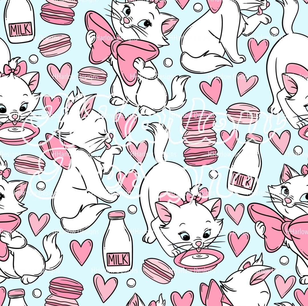 Marie Milk & Macaroons Light Aqua 2.0 Seamless Pattern 12x12 300 DPI - Etsy