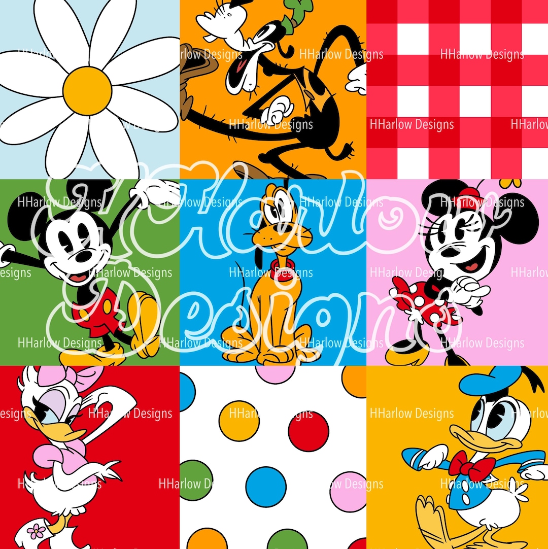 Sensational Six Toon Town Blocks Seamless Pattern 12x12 300 DPI - Etsy