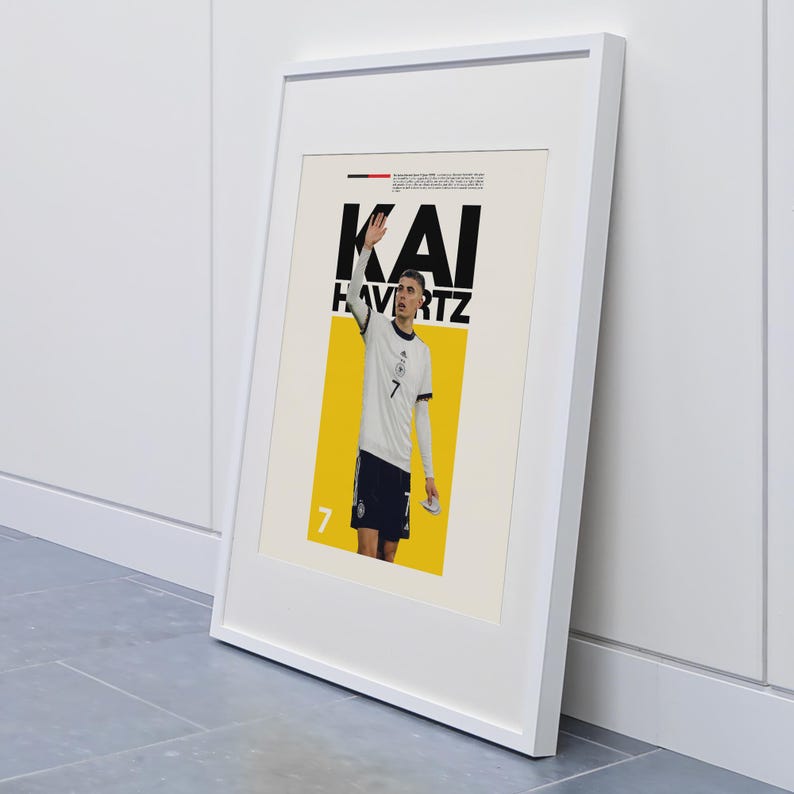 Kai Havertz, High Resolution Printable Sports Poster, Soccer Fan Gift ...