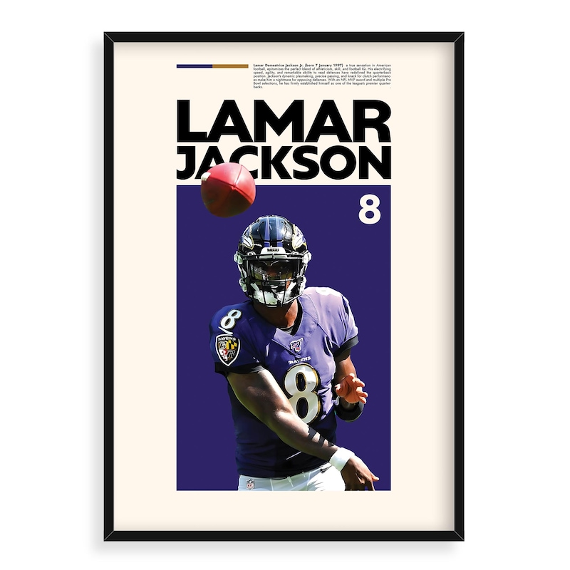 Lamar Jackson - Etsy