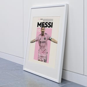 Lionel Messi, High Resolution Printable Sports Poster, Soccer Fan Gift ...