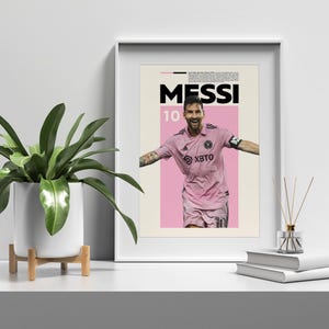 Lionel Messi, High Resolution Printable Sports Poster, Soccer Fan Gift ...