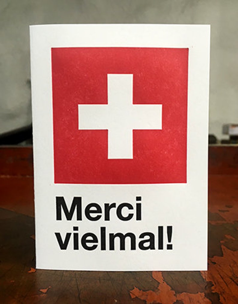 Swiss Thank You Box Set - Etsy