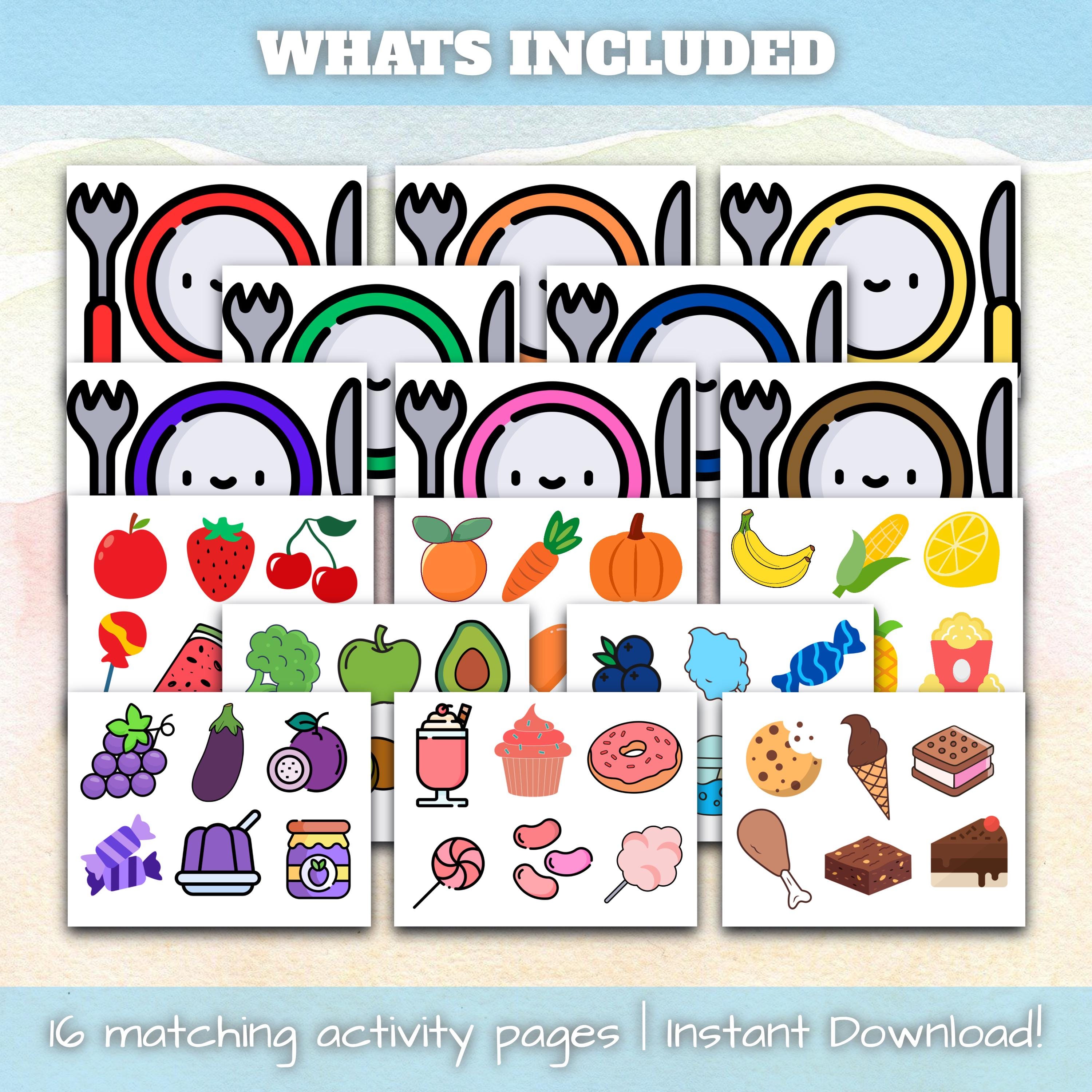 Color Matching Activity for Kids, Fun Printable Games, Educational ...